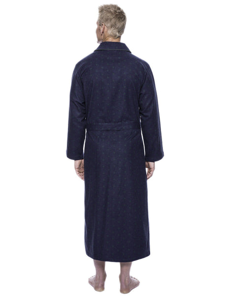 Men's 100% Cotton Thick Flannel Long Robe – Noble Mount